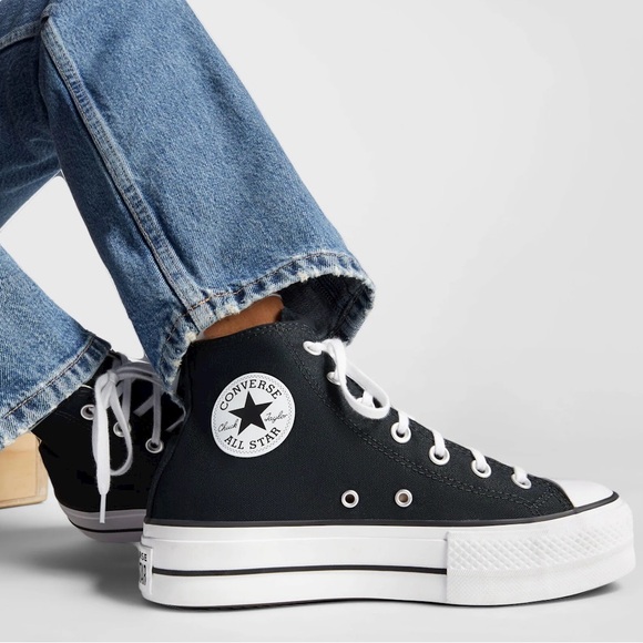 Converse | Shoes | Black Platform Converse | Poshmark